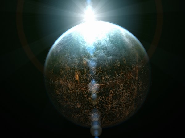 Modelling a planet. Setting up the scene and light - 3DM3.com