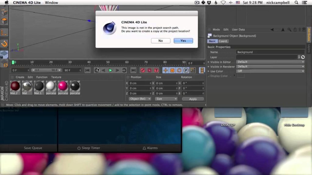 Importing 3D Models into After Effects using Cineware - 3DM3.com
