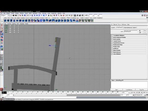 Maya Modeling Basics: Chair Part 5 - 3DM3.com