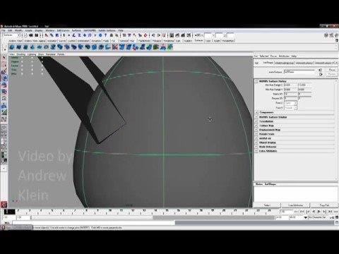 Maya Modeling Basics: NURBS Bishop, pt. 5 - 3DM3.com