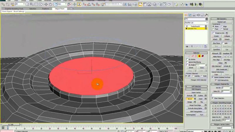 Draw a roof by using connect in editblepoly by Smoke - 3DM3.com